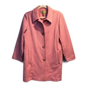 Sigrid Olsen | Jackets & Coats | Sigrid Olsen Pink Tweed Coat | Poshmark